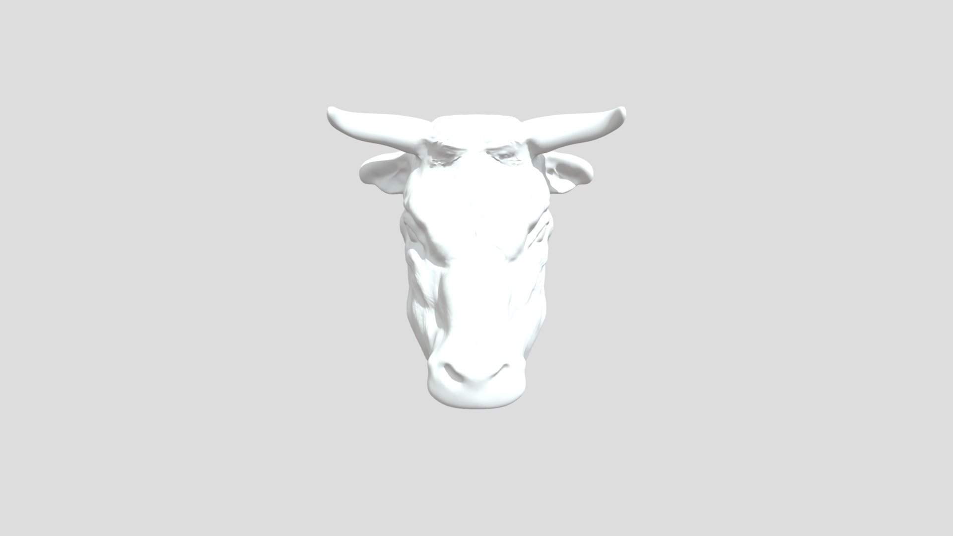 Cow Head Sculpt - Download Free 3D model by sebastianmesap [d03f50a ...