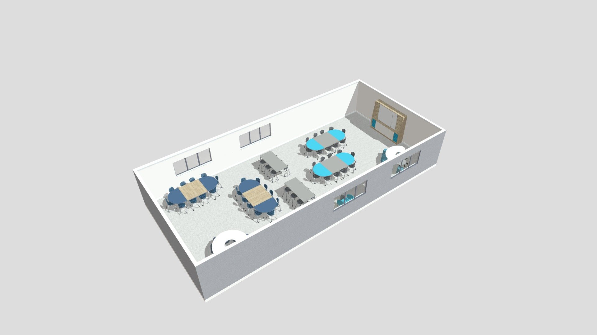 Yr 3 - 6 Classroom - 3D model by furnware [d03ffe6] - Sketchfab