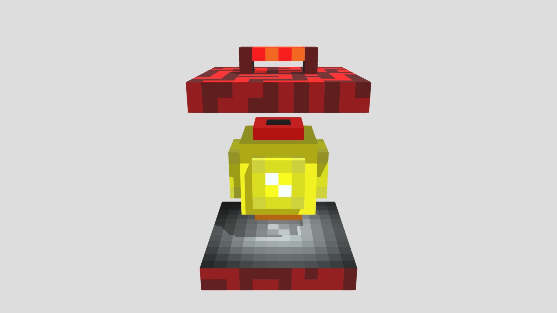 Minecraft Nether lamp - 3D model by TheRoyalskulls (@sarangivedang ...