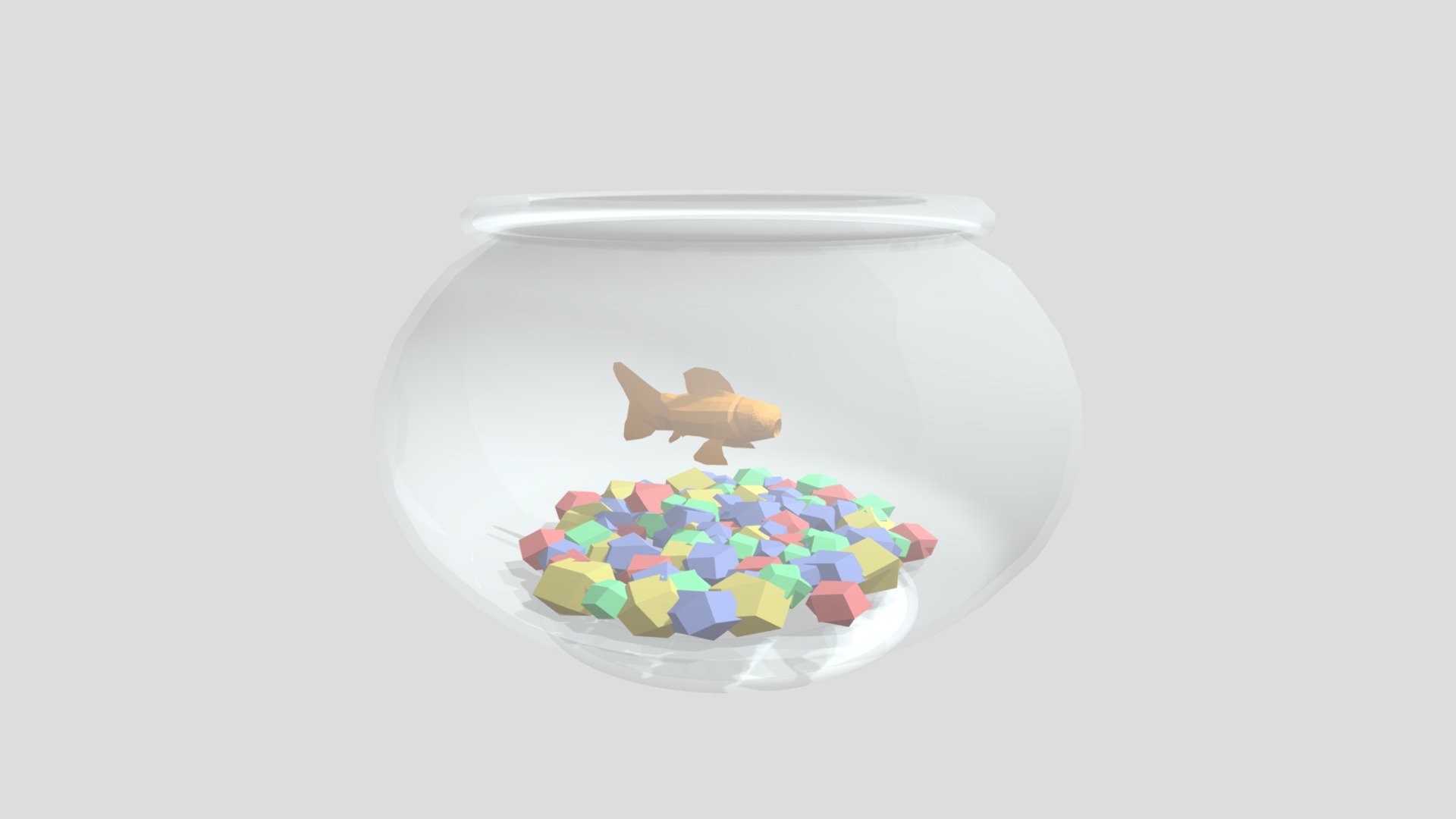 Fish_&_ Bowl_2 - Download Free 3D model by Nicholas_Dorland [d040974 ...