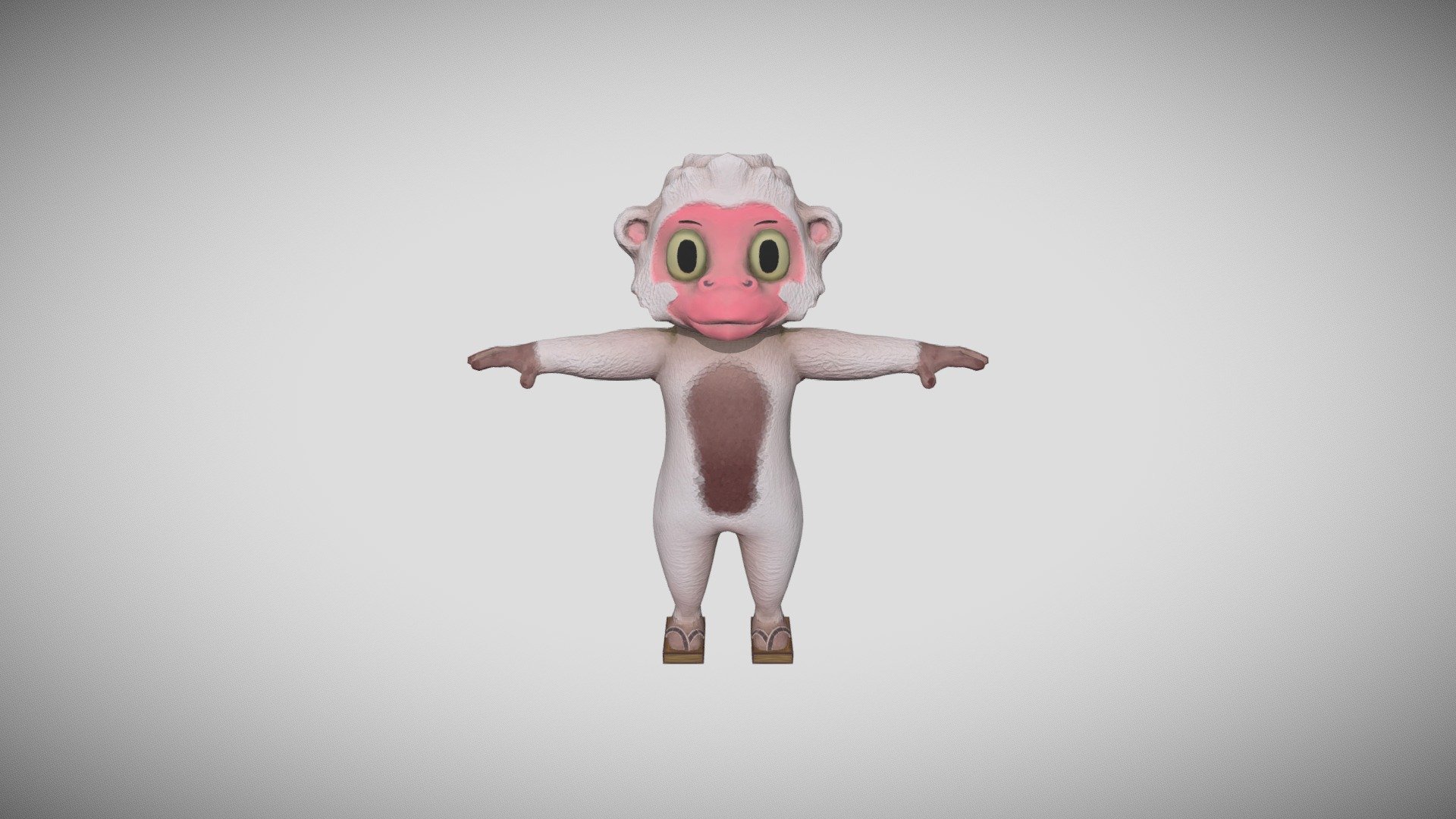 Monkey - 3D model by boudreau.karoline [d0414e2] - Sketchfab