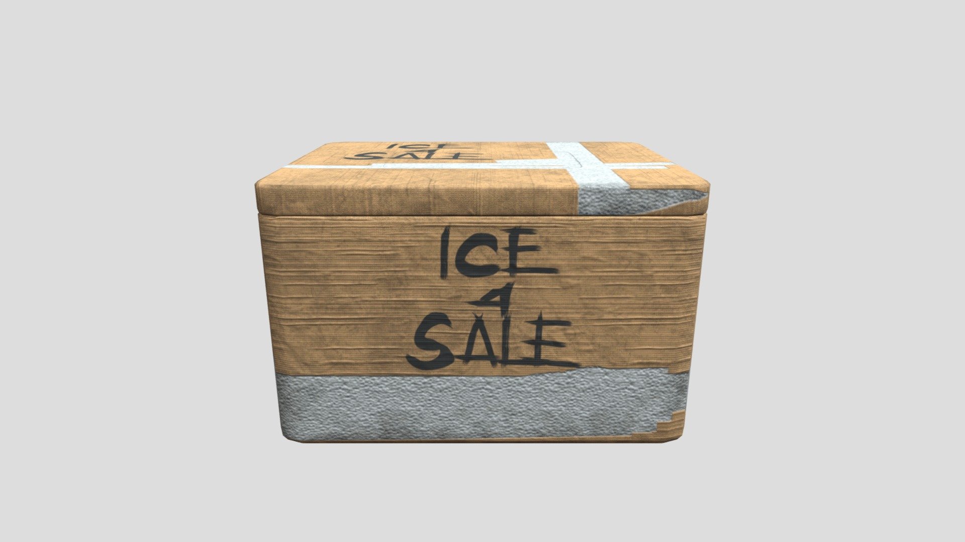 Cooler Styro Ice - 3D model by dpbriagas [d042269] - Sketchfab