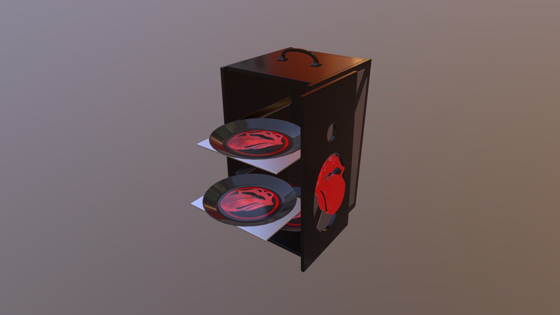 Sliding Cabinet Custom - Download Free 3D model by merlinbuffetsystems ...