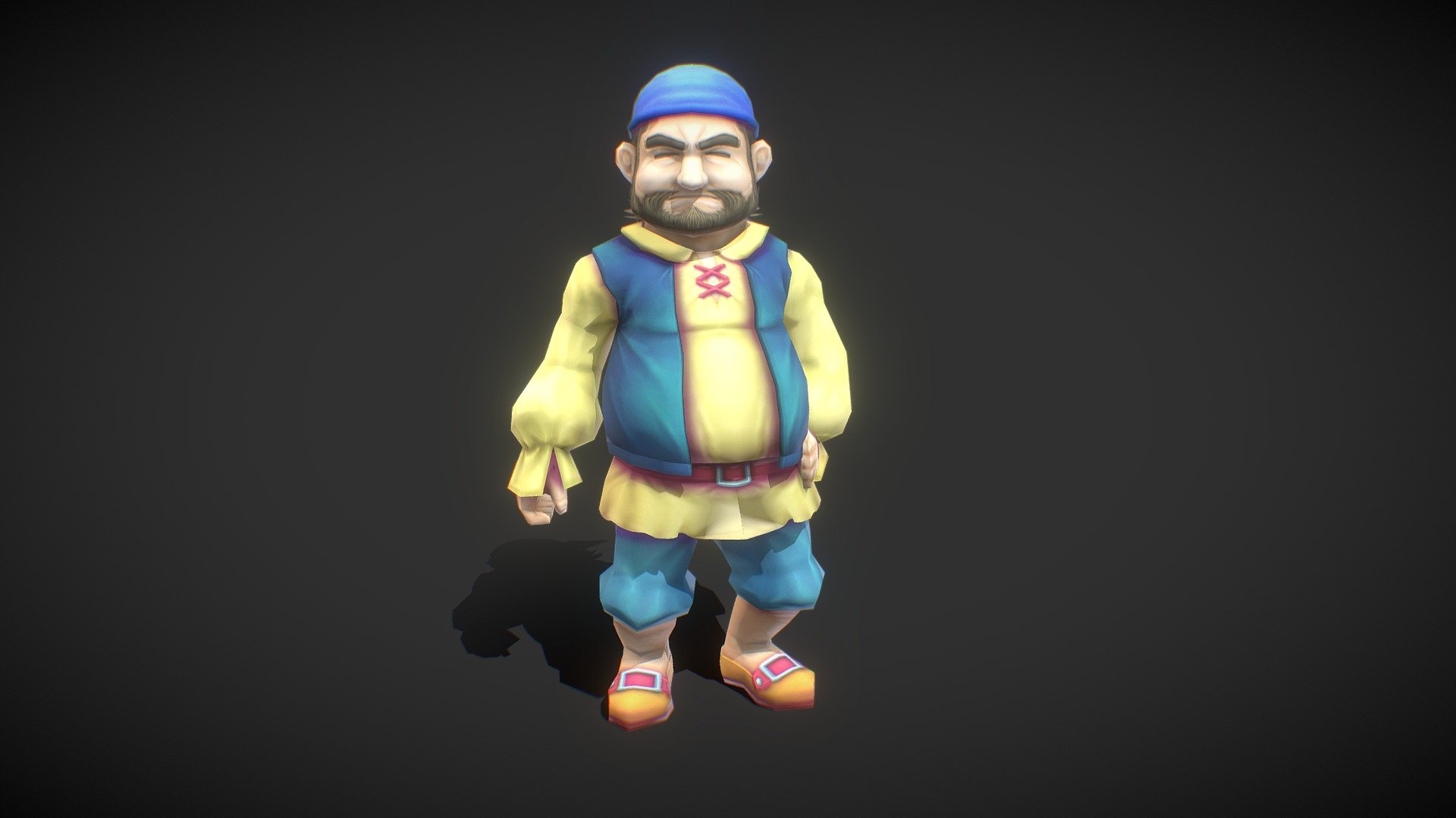 Fantasy RPG Sailor - Buy Royalty Free 3D model by P3D Academy ...