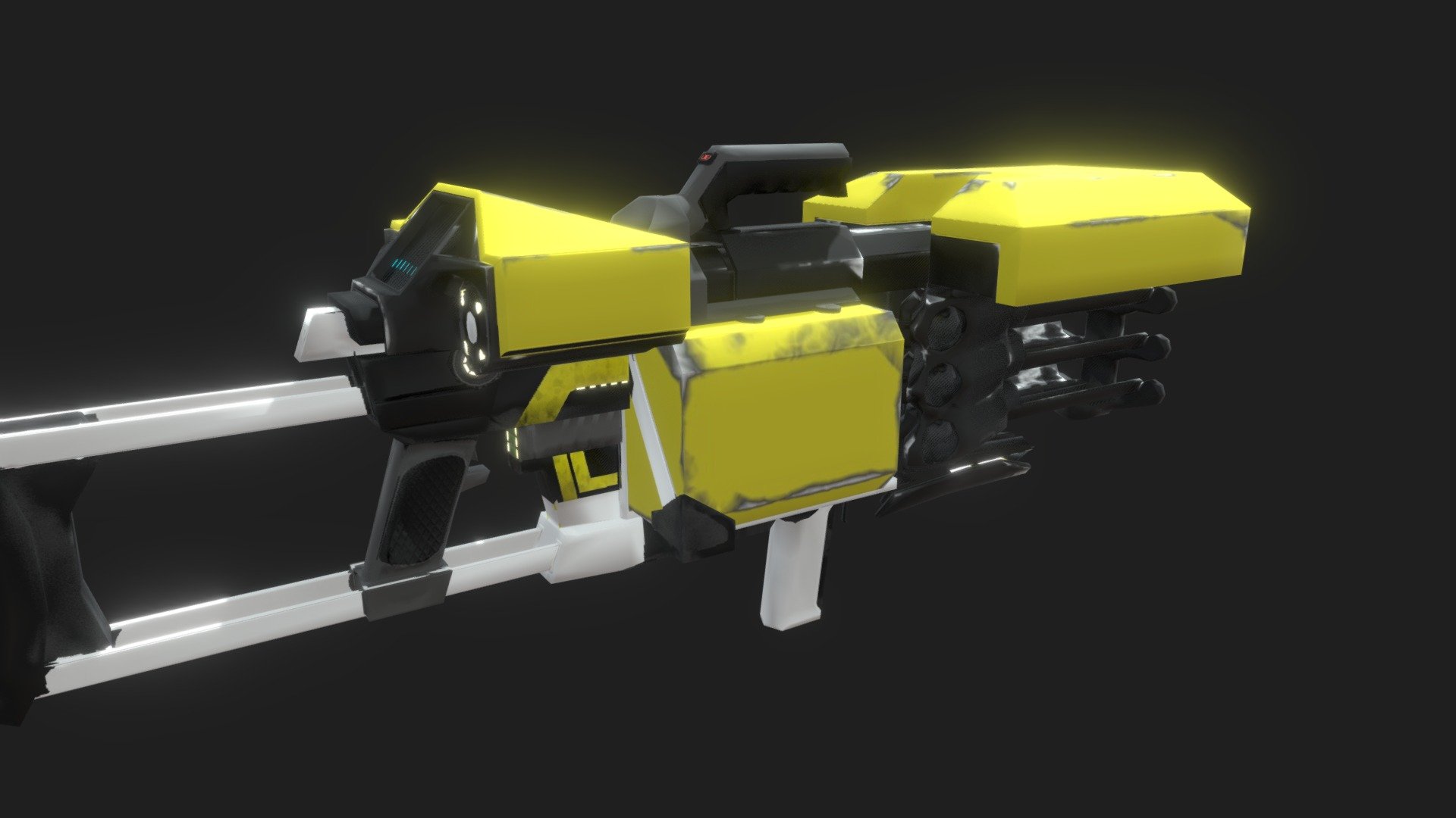 Rocket Launcher(L Poly) - 3D model by godorofalex [d043c9a] - Sketchfab