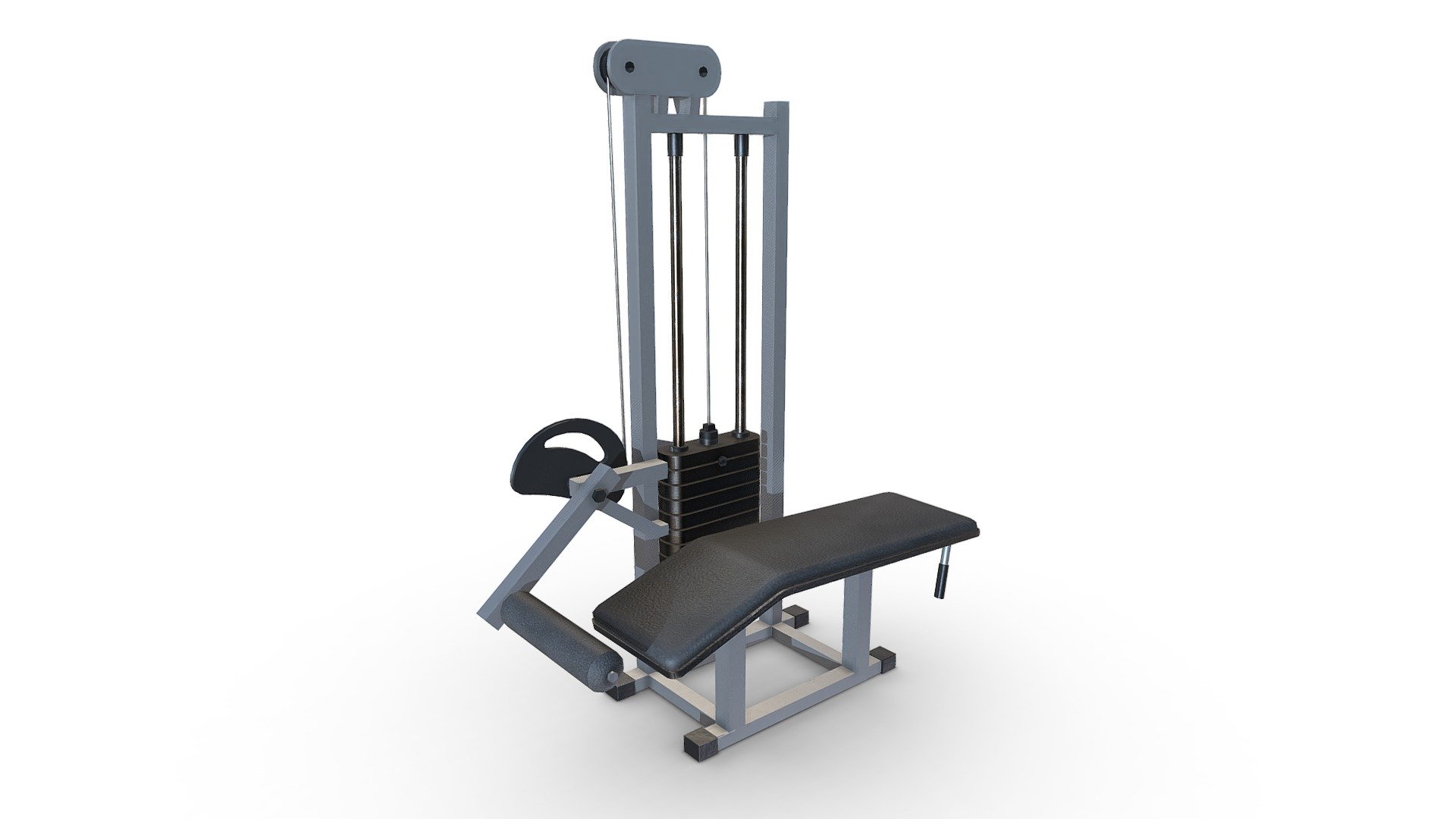 Leg Curl Machine - Buy Royalty Free 3D model by Elvair Lima (@elvair ...