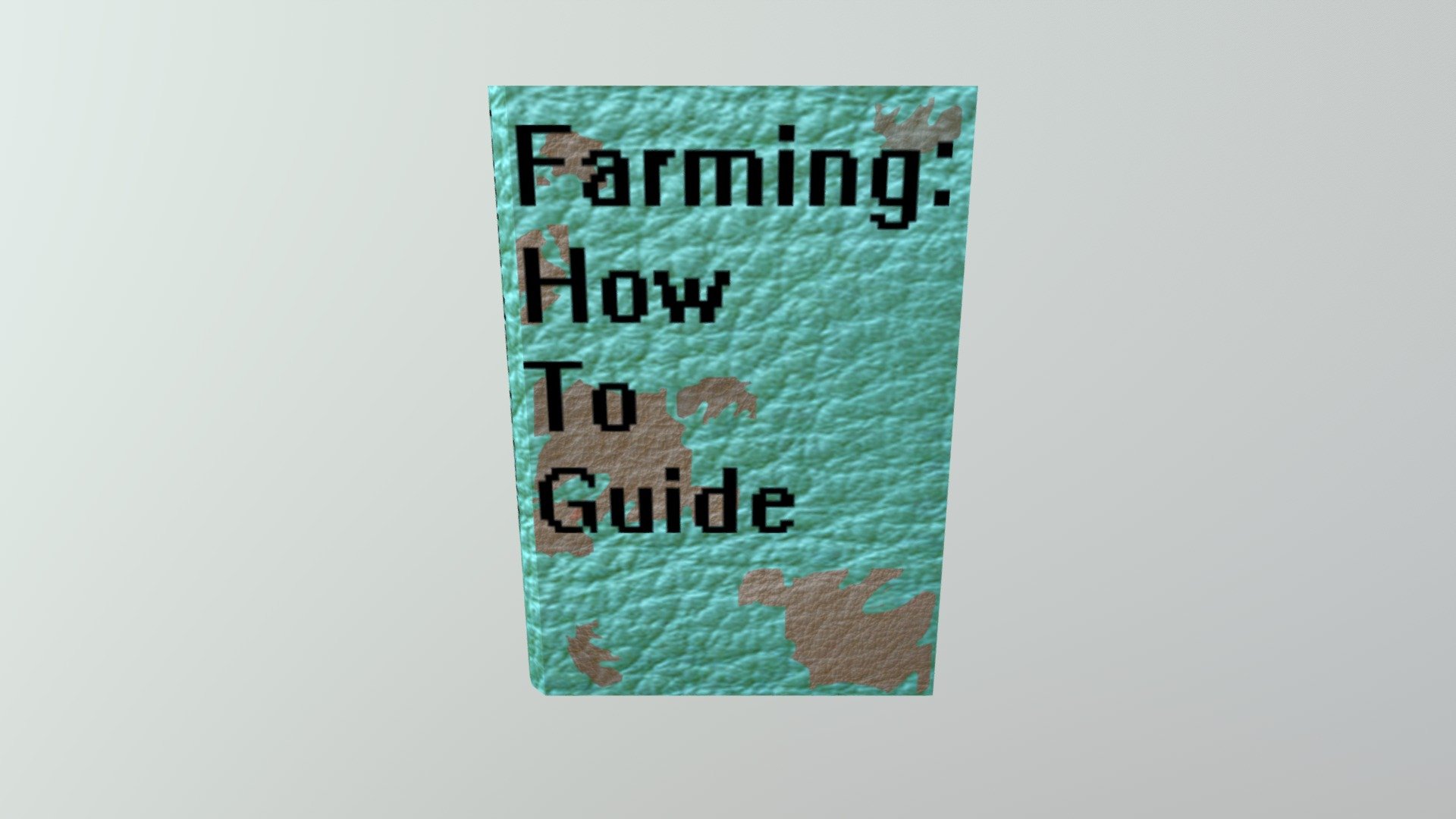 Farming: How To Guide Book - 3D model by Jonny Crabb (@JonathanCrabb ...