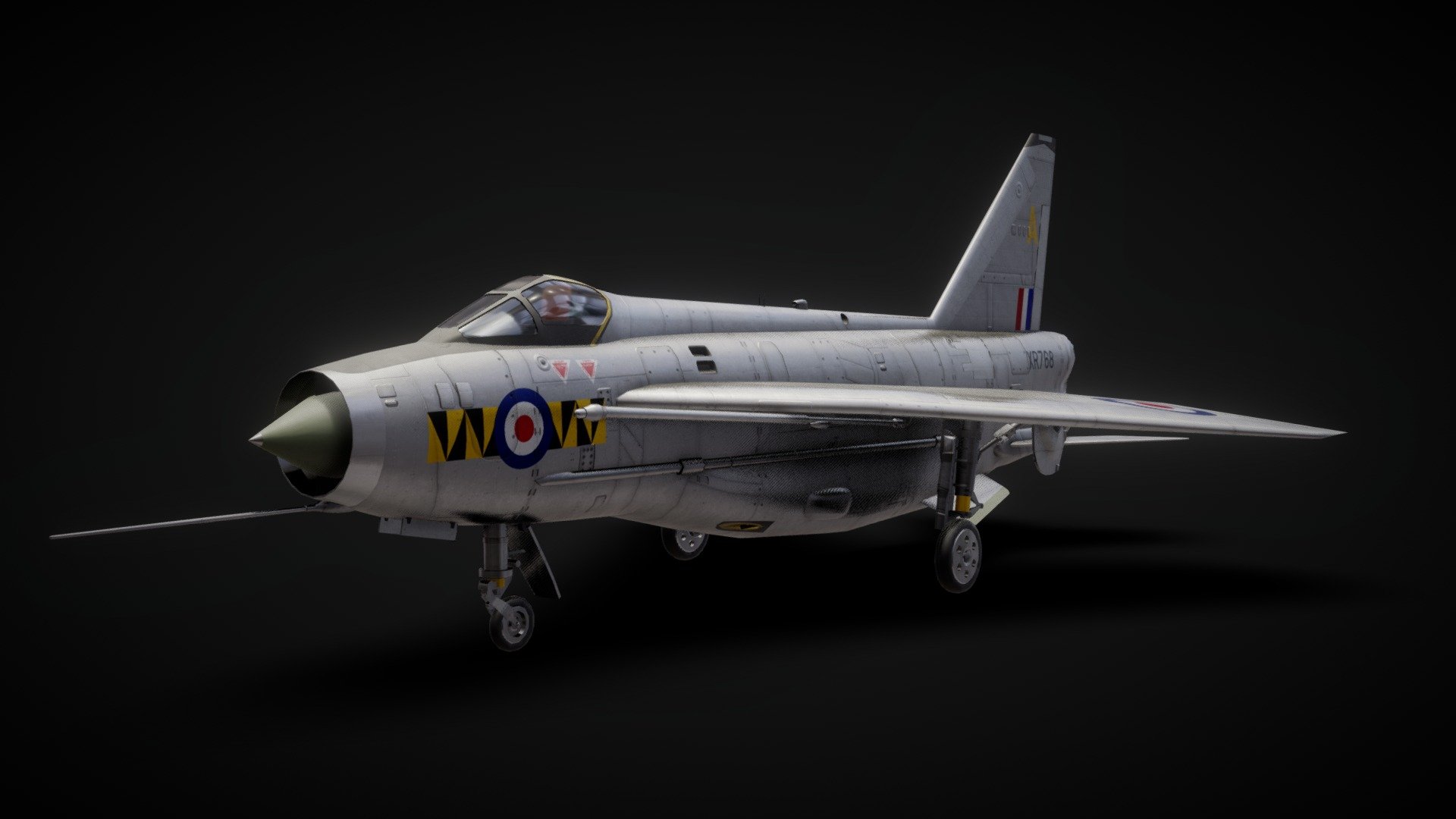 English Electric Lightning F.6 - 3D model by Sam Morse-Brown ...