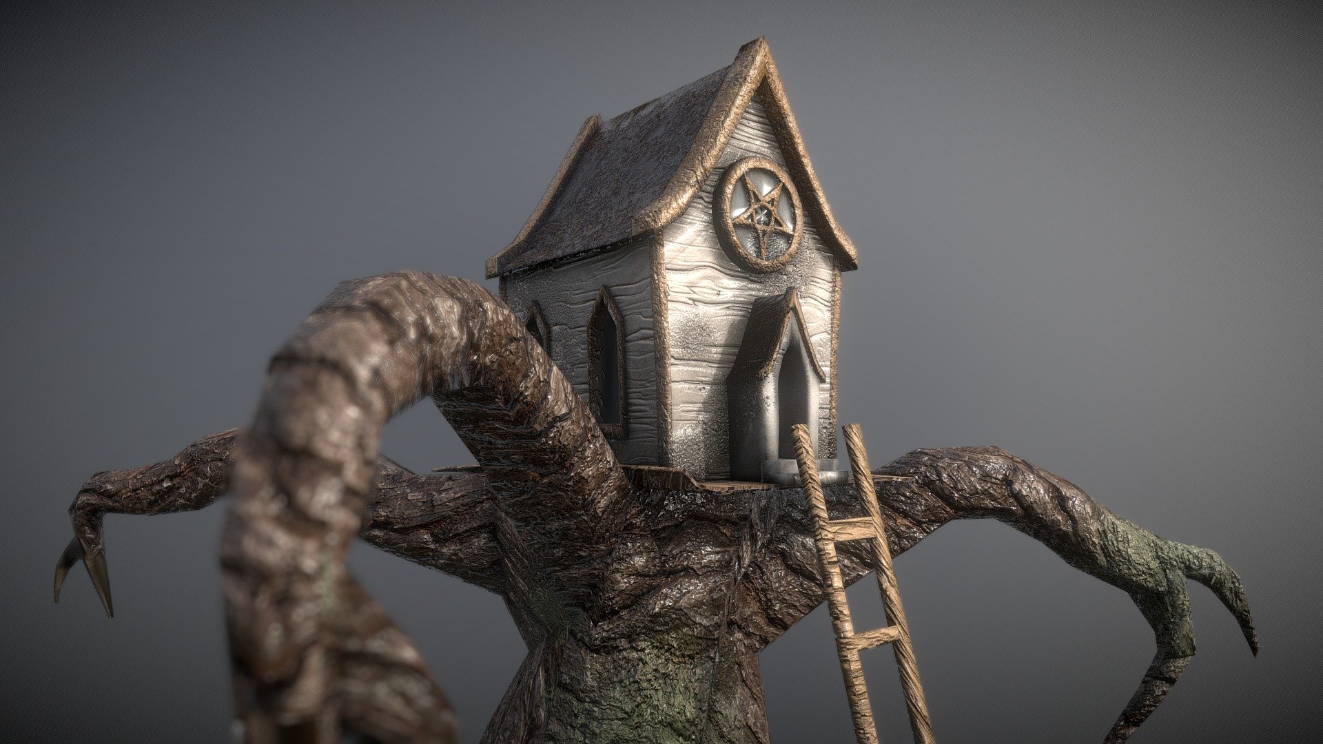 Treehouse - 3D model by Dara Bachvarova (@darabachvarova) [d048af2 ...
