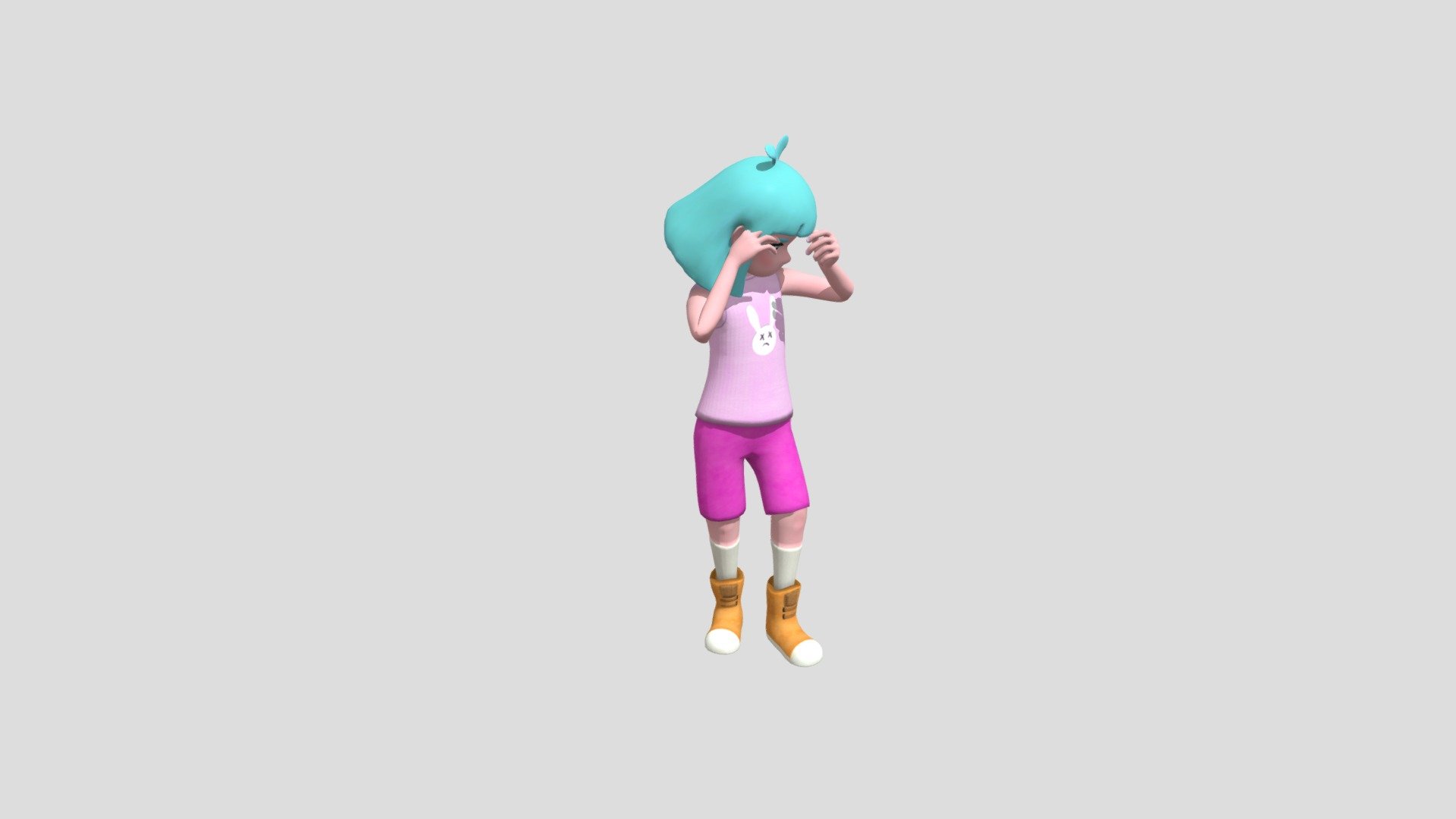 young girl Crying - Download Free 3D model by p143479 [d04c783] - Sketchfab