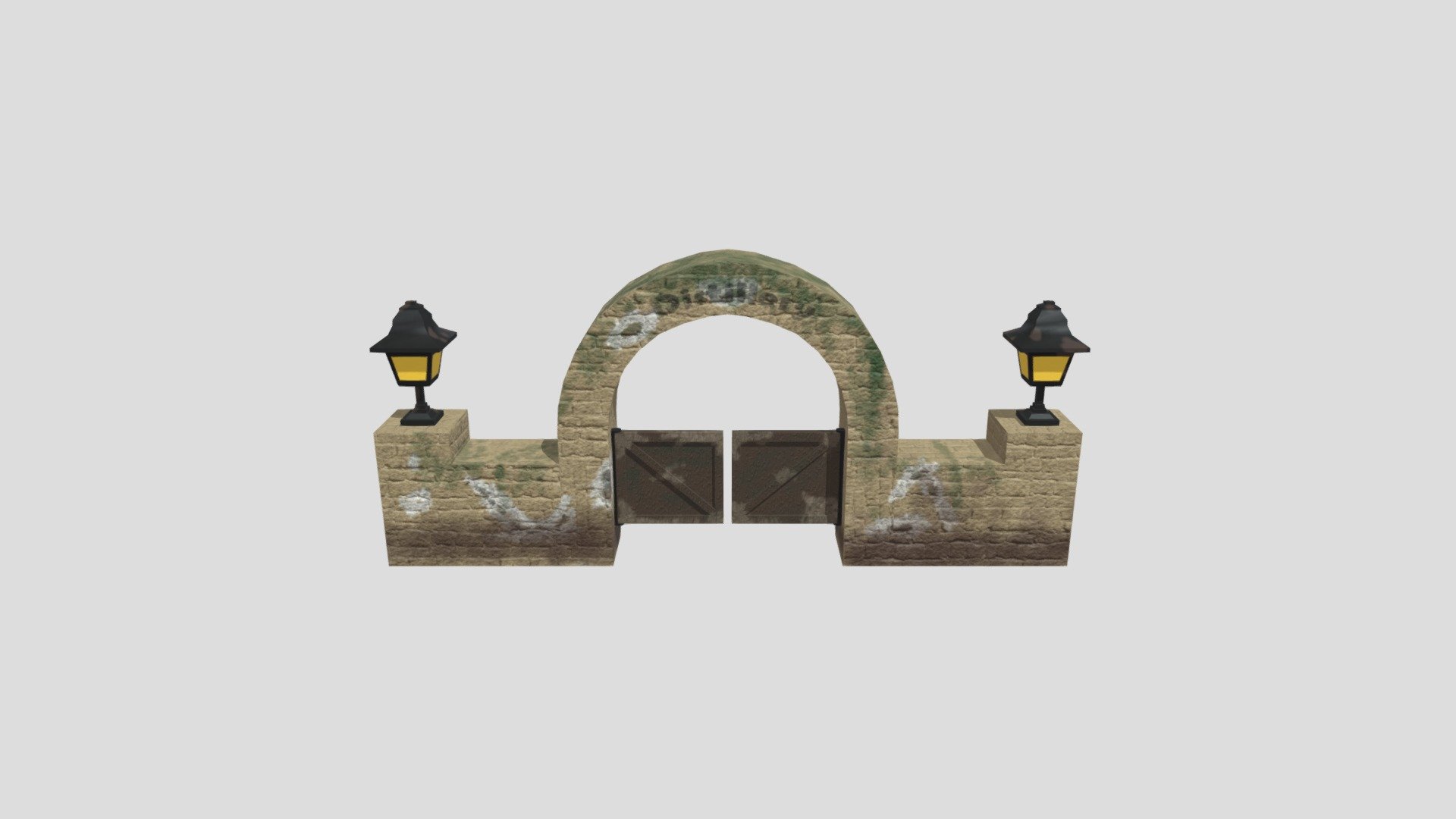 Final Final Gate Render - Download Free 3D model by MikeMike423 ...