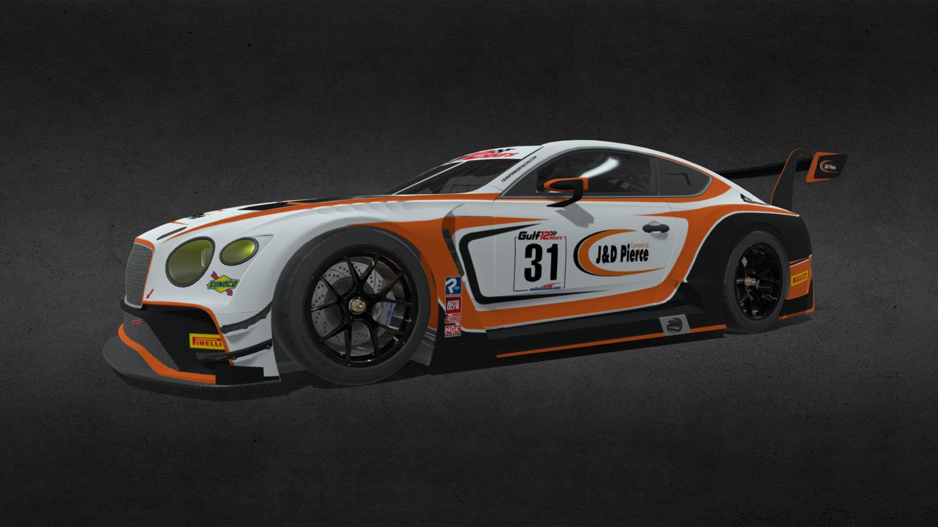 Bentley Continental GT3 - 3D model by All-Wide (@dsm350) [d04e7d8 ...