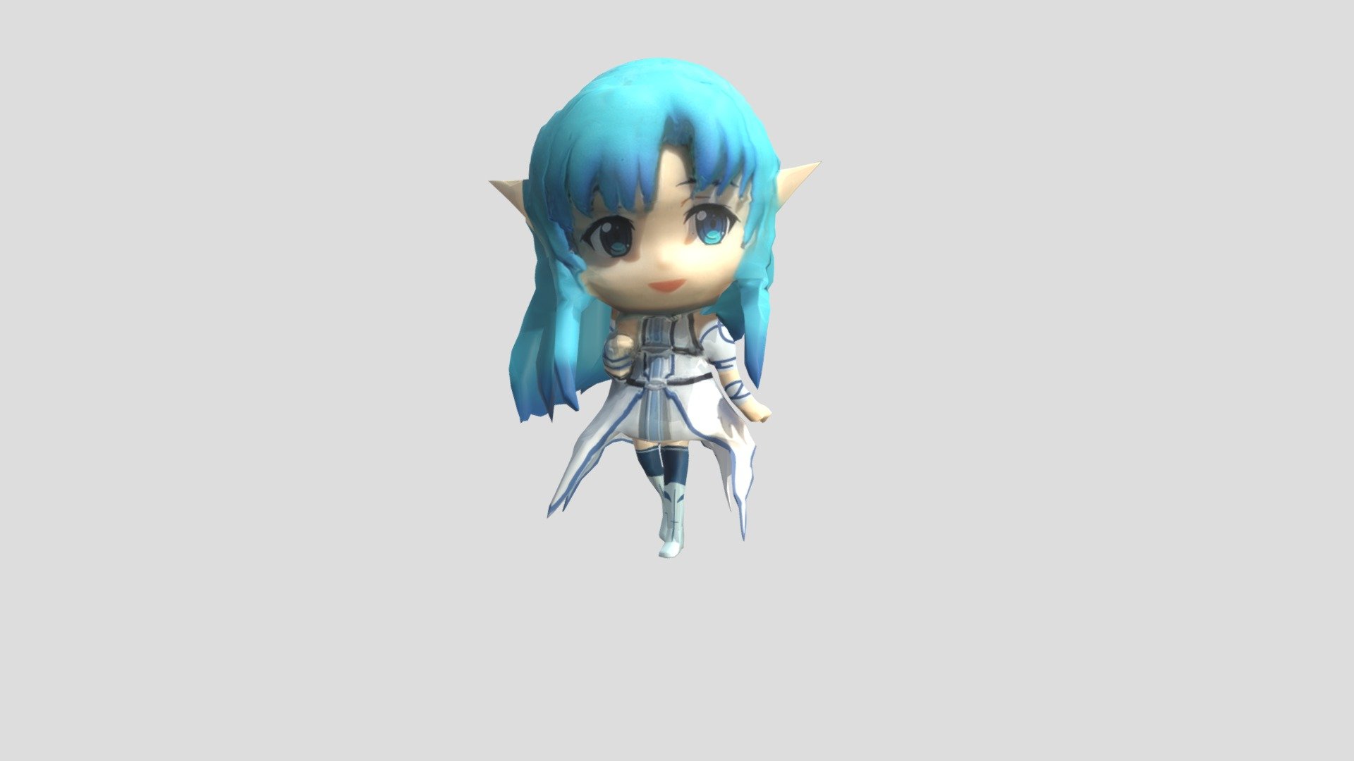 Asuna Figure - Download Free 3D model by nyanpie1 [d04f15f] - Sketchfab
