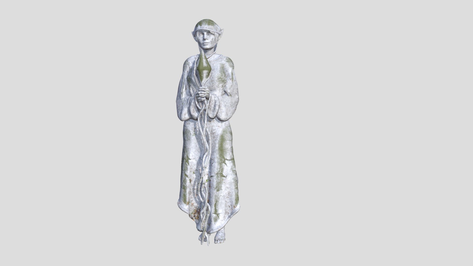 Elven Statue - Download Free 3D model by courtneyclayart [d0509f6 ...