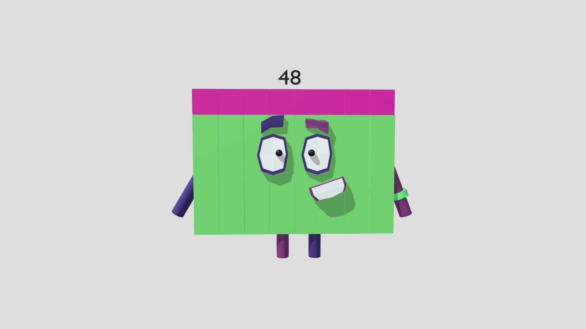numberblock 48 - Download Free 3D model by KIRYL kiryl8292 (@kiryl8292 ...