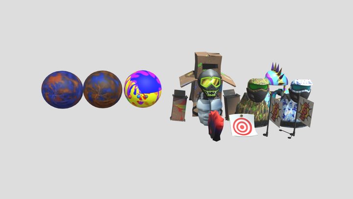 Paintbrawl 3D models - Sketchfab