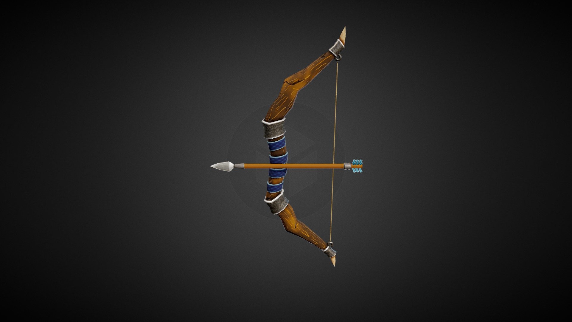 Bow and Arrow - 3D model by Maxi (@maxicasella) [d05484b] - Sketchfab