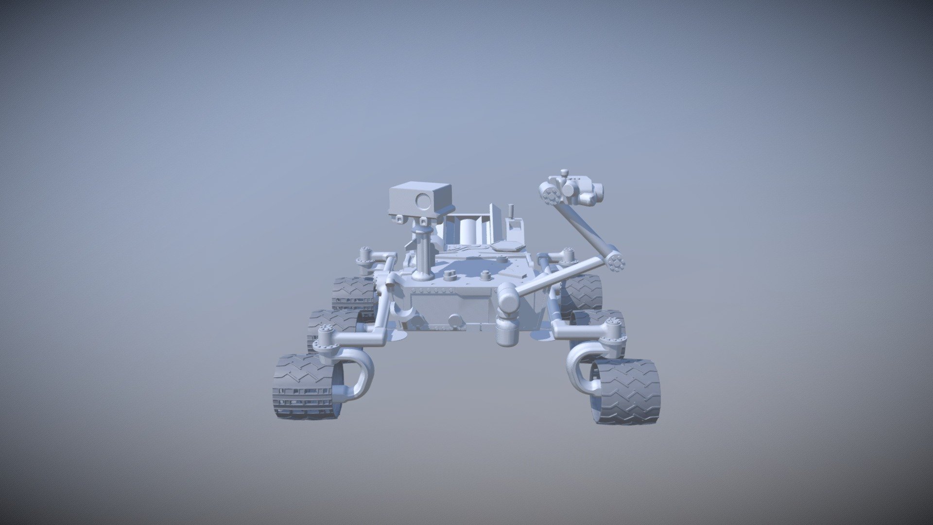 Mars Curiosity Rover - 3D model by 20pargyle [d0553a1] - Sketchfab