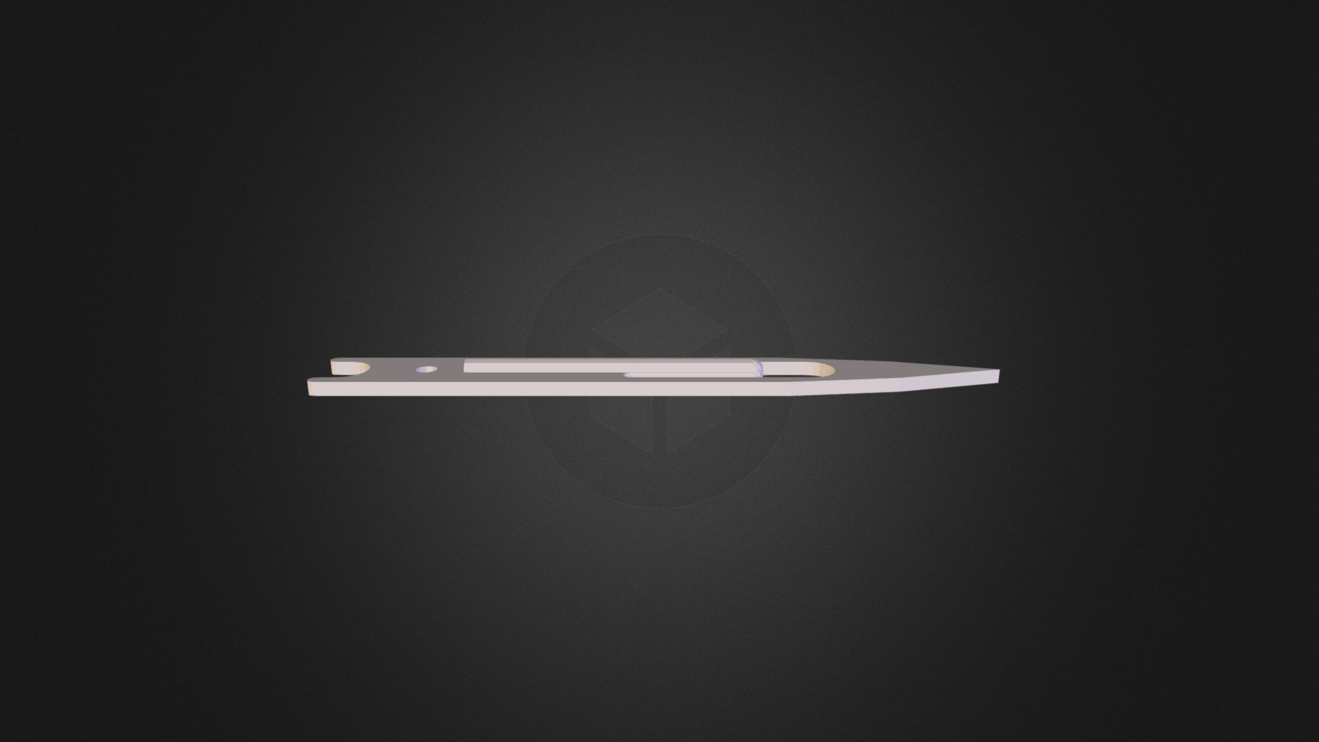 Netting Needle - 3D model by 3dindustries [d055842] - Sketchfab