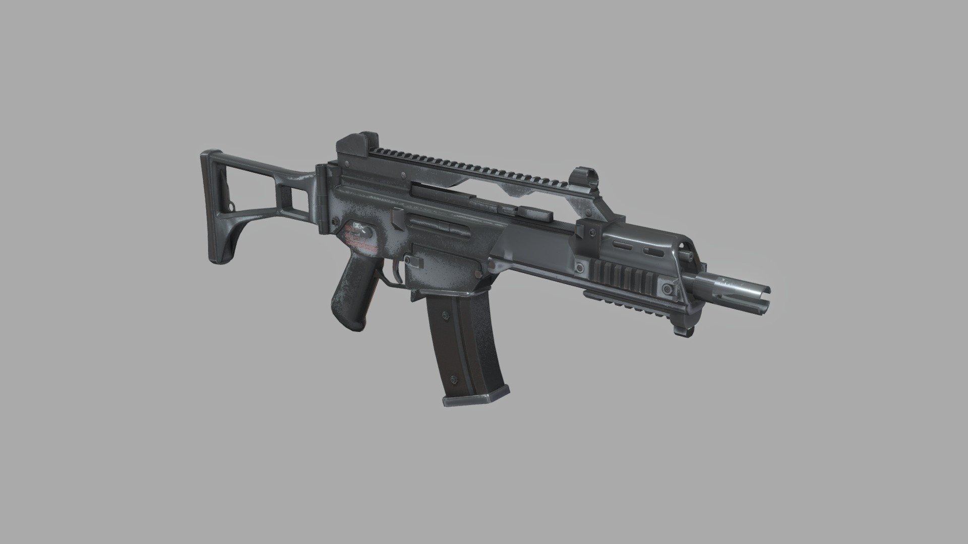 FPS Guns 4K - Rifle 3 - Buy Royalty Free 3D model by Heart State Games ...