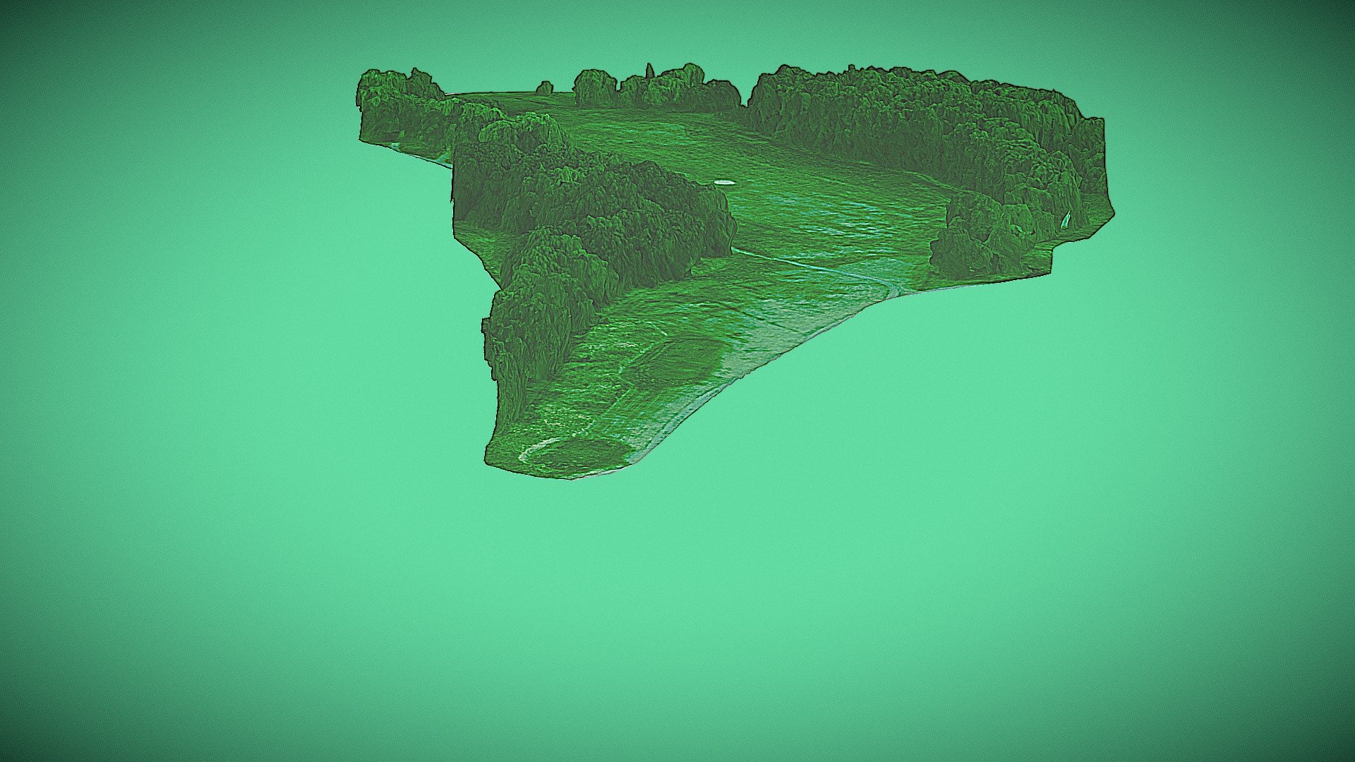 The 4th Hole - Par 4 - Interactive Course Guide - 3D model by FlightHub ...