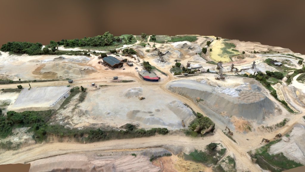 Cemex Trinidad RML Quarry May 2nd 2017 - 3D model by jamaicauav ...