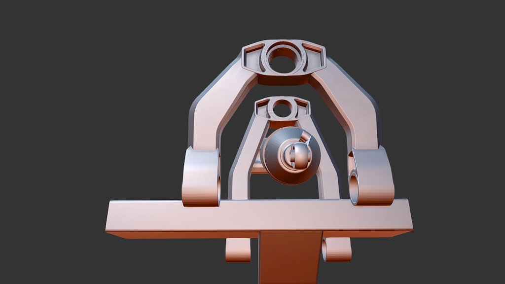 Milled Aluminum Upper & Lower Control Arms #2 - Download Free 3D model ...