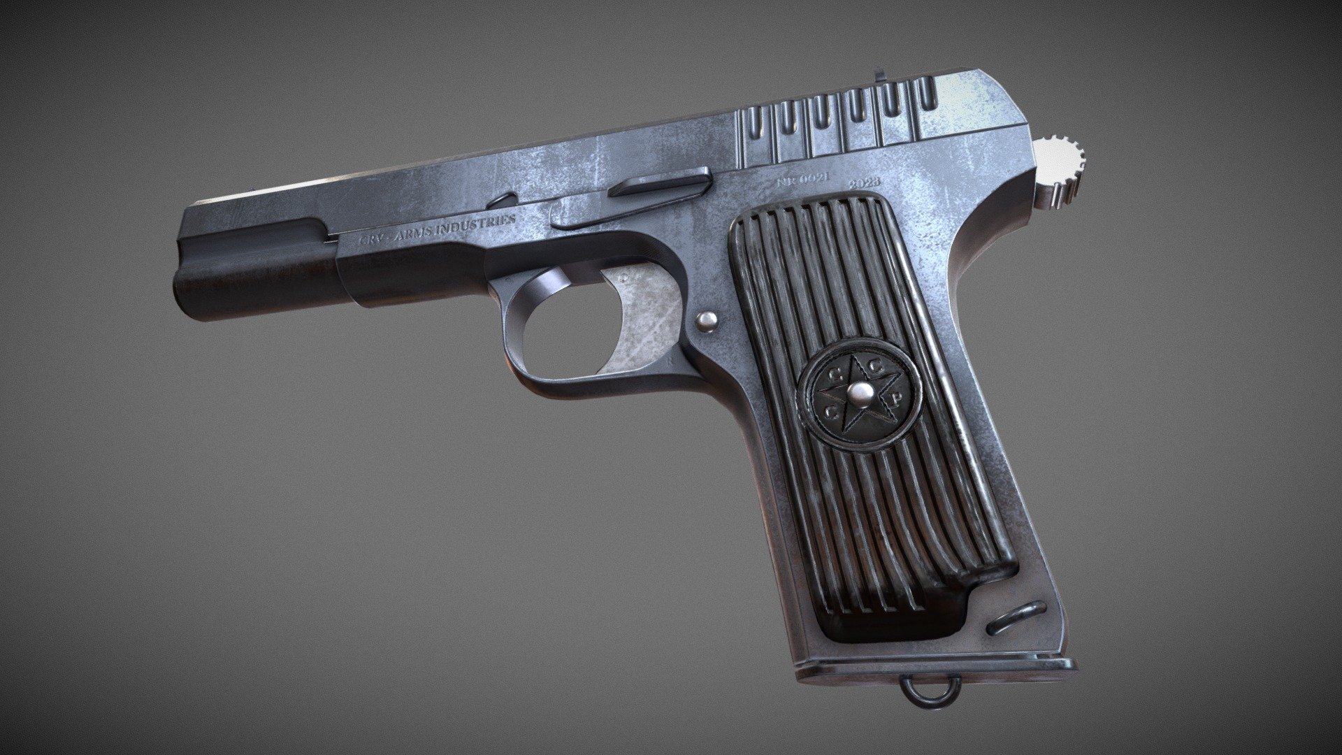TOKAREV PISTOL - 3D model by CRV Conglomerate (@cravaionut) [d05ed7e ...