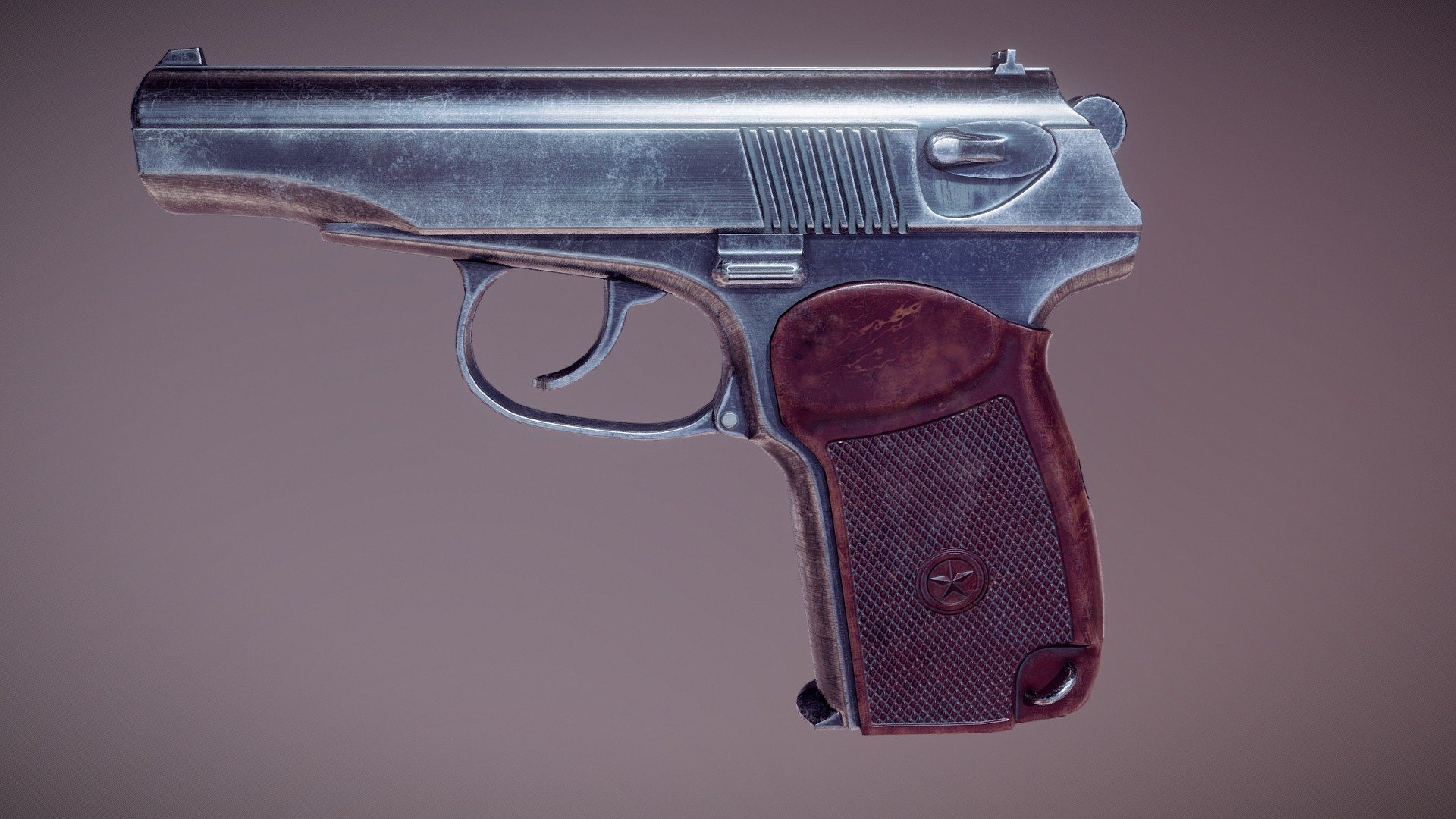 Makarov Pistol - 3D model by s.w.a.t. [d05f068] - Sketchfab