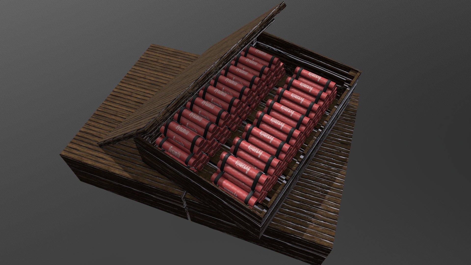 Dynamite & Boxes - 3D model by samm1996 [d05f31f] - Sketchfab
