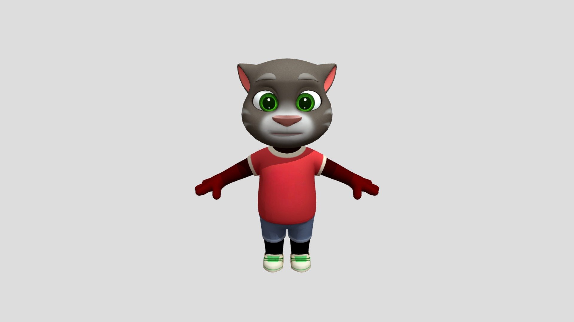 Tom - My Talking Tom Friends 2 - Download Free 3D model by ...
