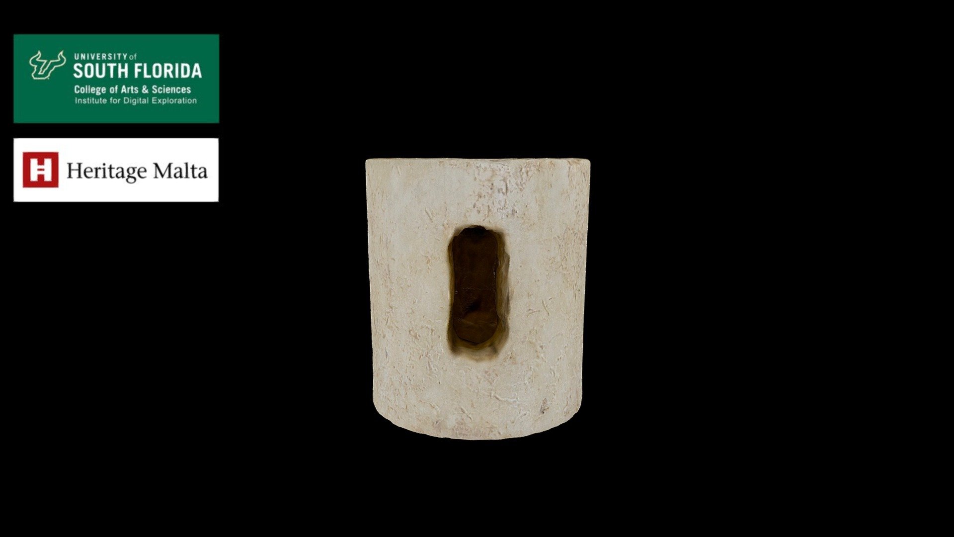 RDR19.048 Bone flute fragment - 3D model by USF Institute for Digital ...