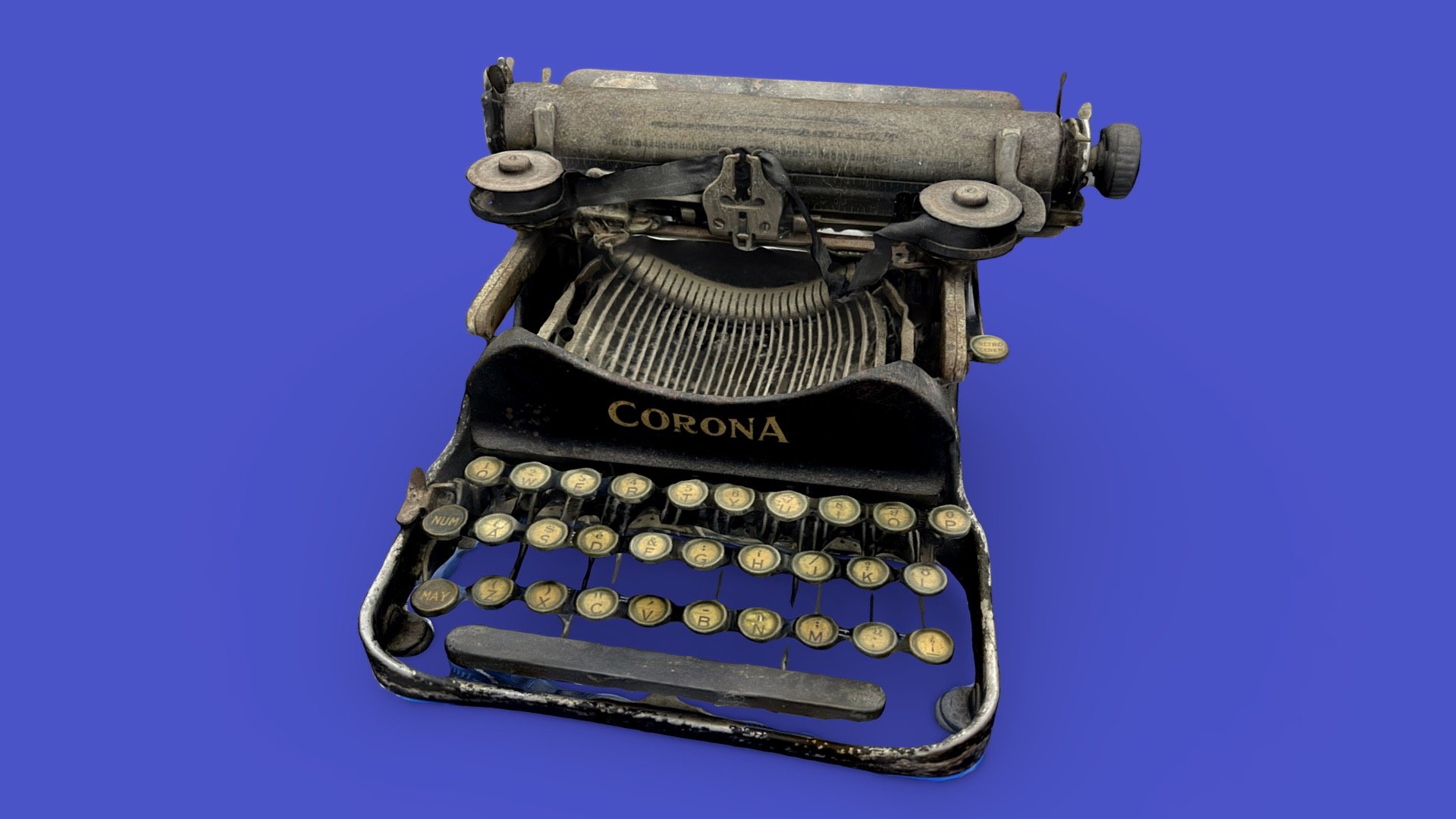 Typewriter - 3D model by jtressle [d060fd7] - Sketchfab