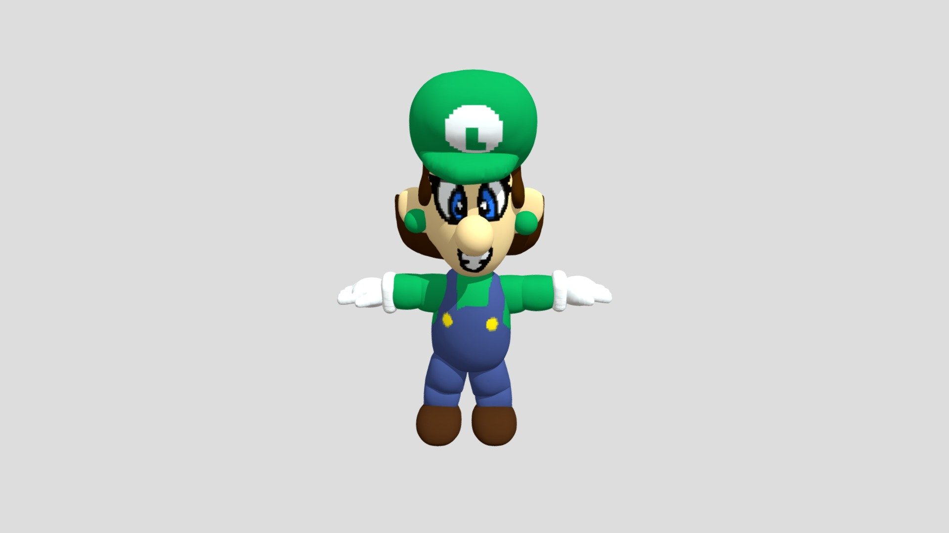 Nintendo 64 style - Luigia - Download Free 3D model by tizlamw84 ...
