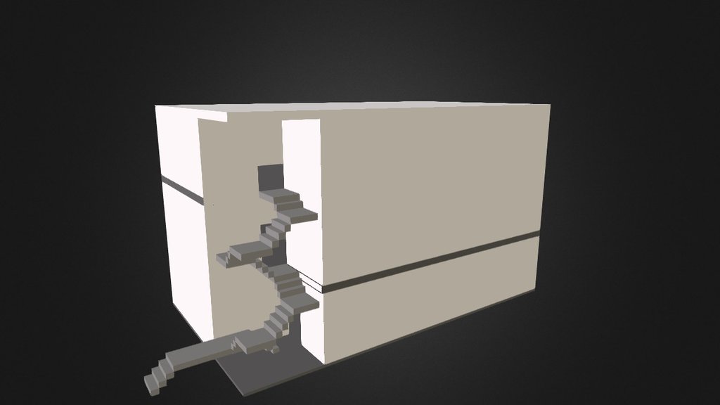 SPYRATOS INTERIOR STAIR 3D SKETCH - 3D model by UR3D [d064310] - Sketchfab