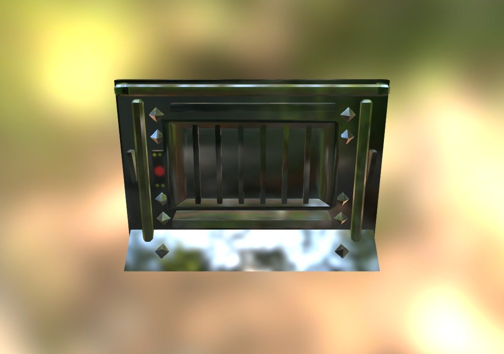 Modular Wall Piece /w Pipes - 3D model by tobywallace [d067b55] - Sketchfab