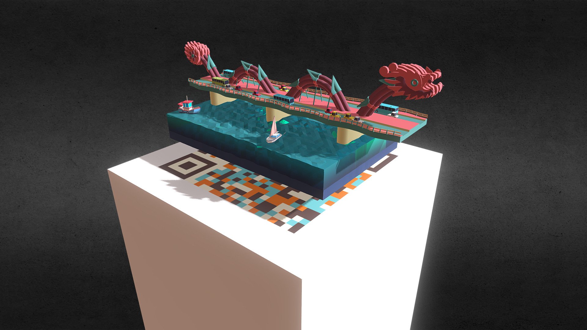 Dragon Bridge - 3D model by dntuiproject [d067ca3] - Sketchfab