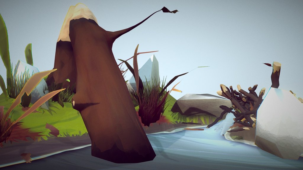 Nature Scene - 3D model by wouterweynants [d0681c9] - Sketchfab