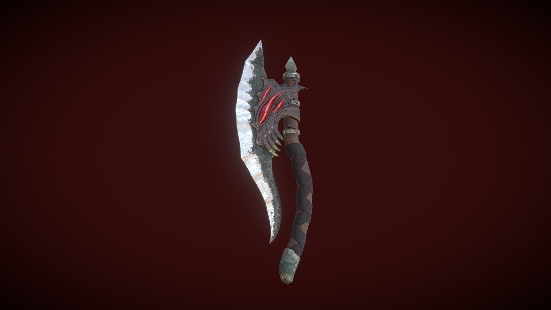 Demon's Eye Axe - 3D model by Joe3Doe (@joe_doe) [d068f96] - Sketchfab