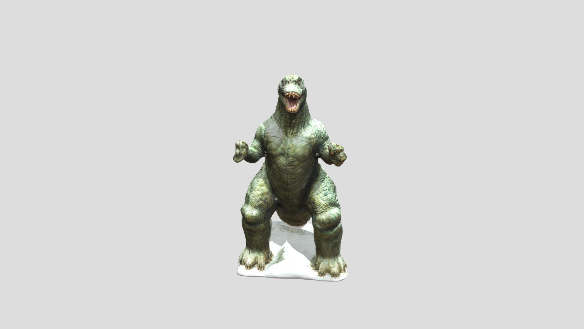 Godzilla 3D structure - 3D model by Dustin Yarkins ...