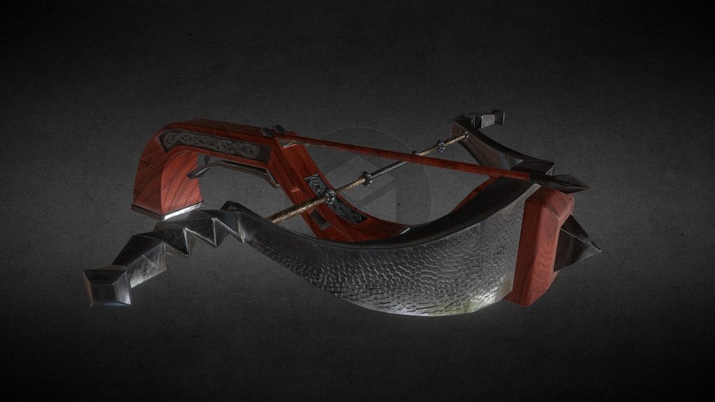 Witcher 3 inspired Crossbow - 3D model by Jonatan Ersarp ...