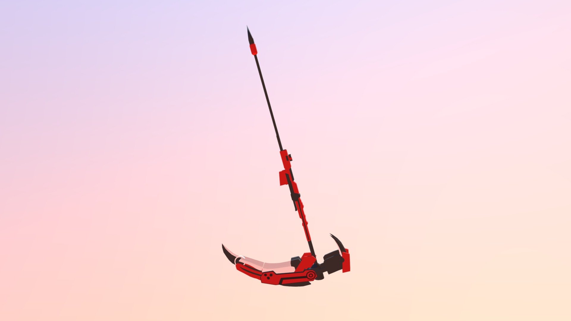 RWBY Crescent Rose Scythe - 3D model by Hamil Hong Ming Lee (@Zeusu ...