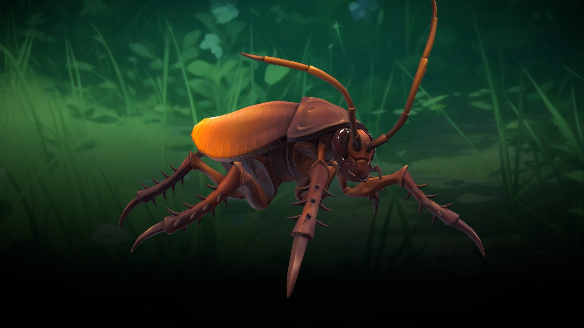 Stylized Cockroach - 3D model by N-hance Studio (@Malice6731) [d070117 ...