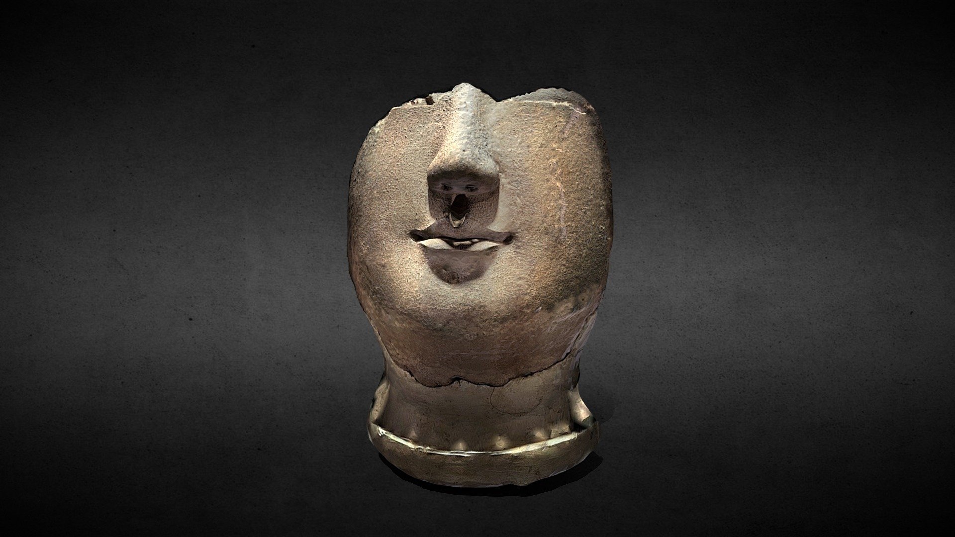 Clay Buddha Face Statue - Buy Royalty Free 3D model by Tigershill ...