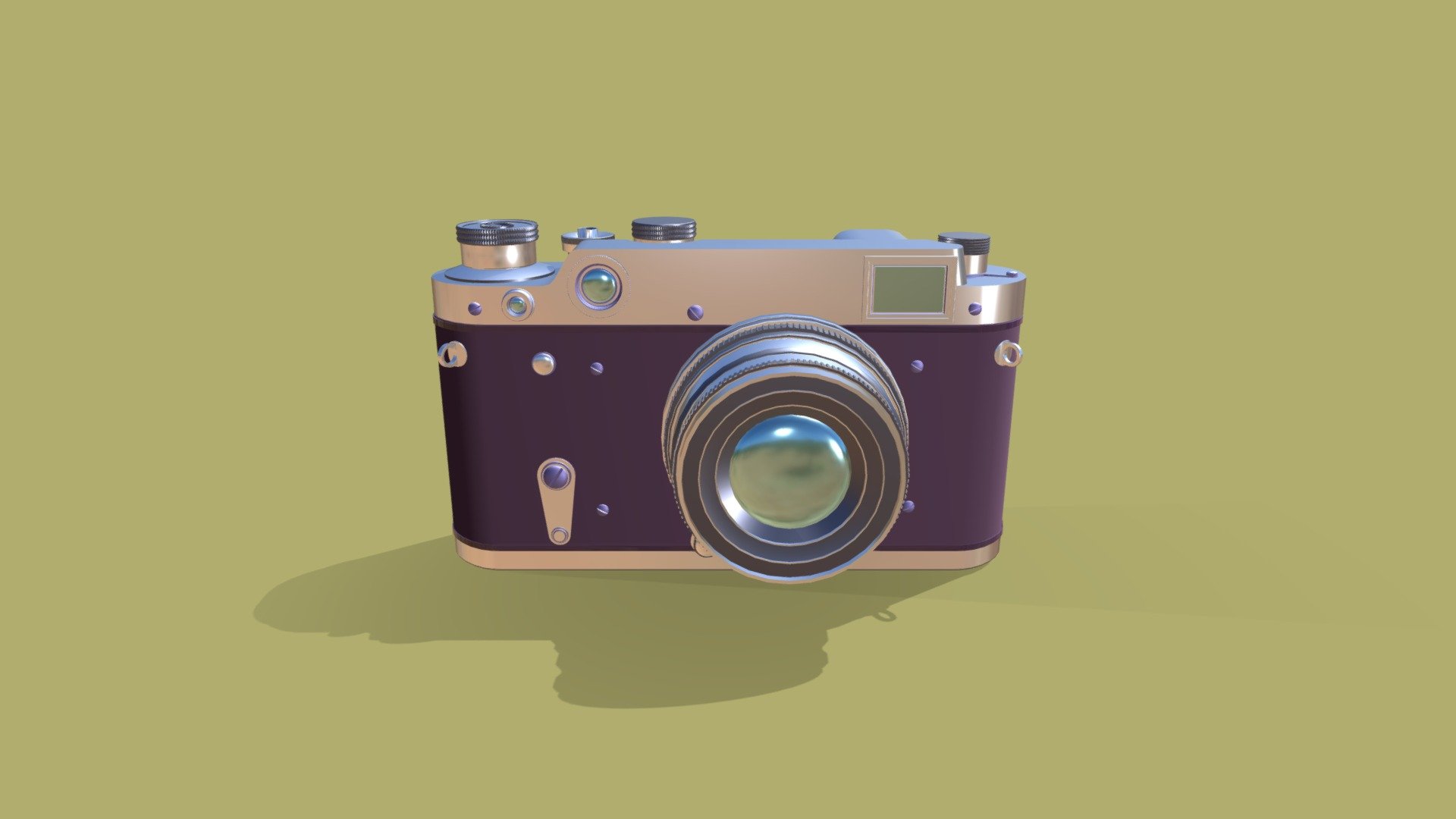 XYZ/FED-2/Soviet_camera/Final_Draft - 3D model by Planeta_Sannikova ...