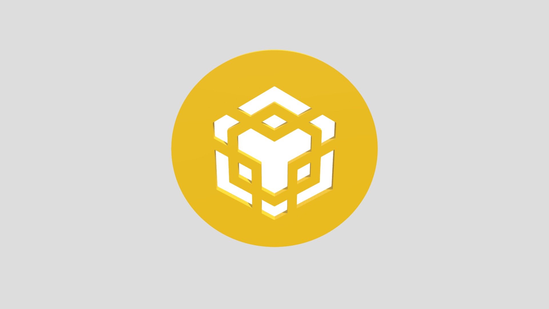 BNB coin - Download Free 3D model by MDK (@mudak_MDK) [d07399b] - Sketchfab