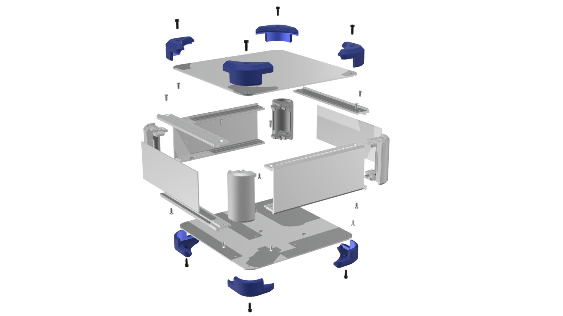 Exploded view - AUG series - 3D model by takachitec5 [d074bf9] - Sketchfab
