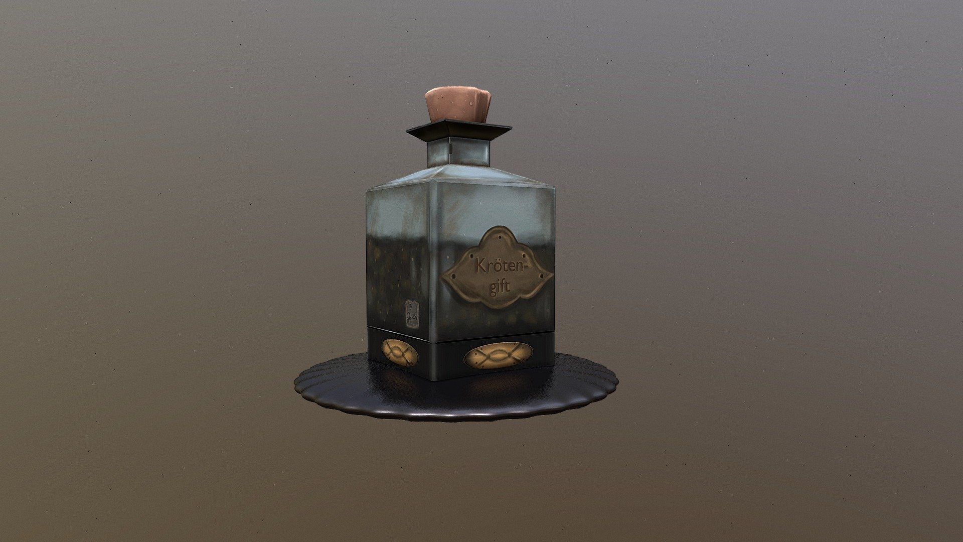 Krötengift Potion (made with Blender) - 3D model by DarlineHe ...