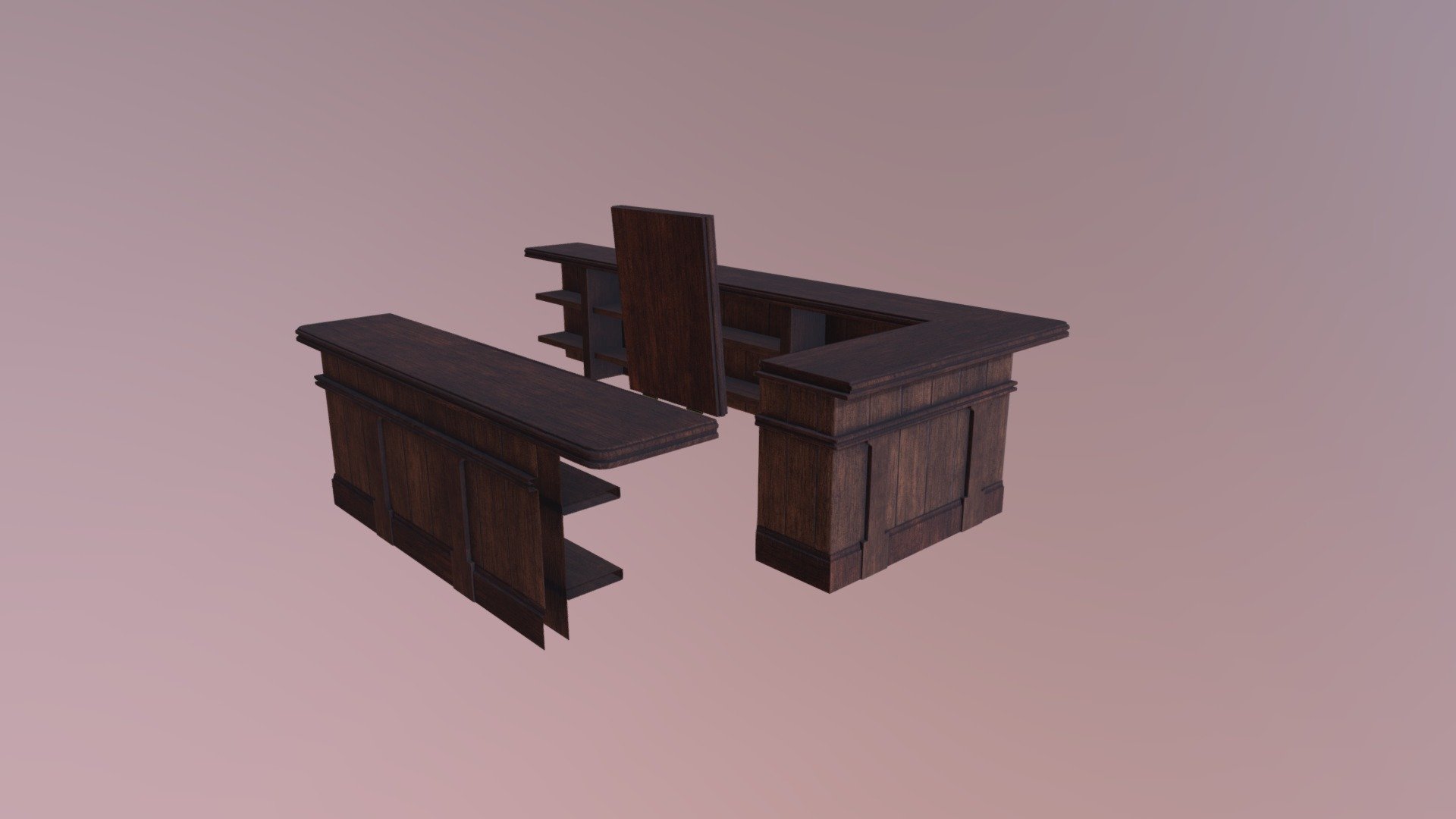 Prancing Pony Bar asset - 3D model by Dumokan Art (@dumokanart ...