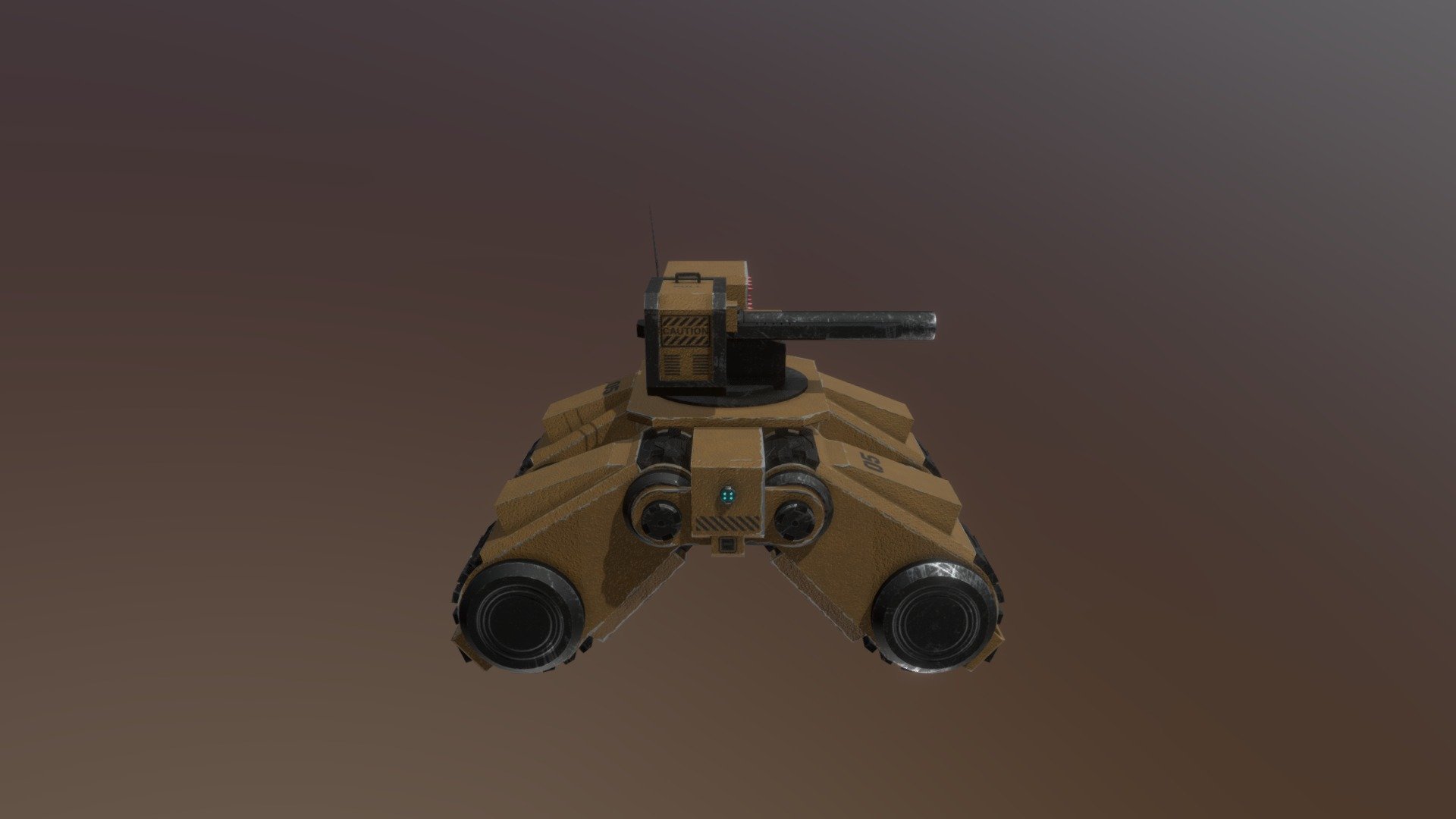 Autonomous weapon platform: military drone - 3D model by Sceneron ...